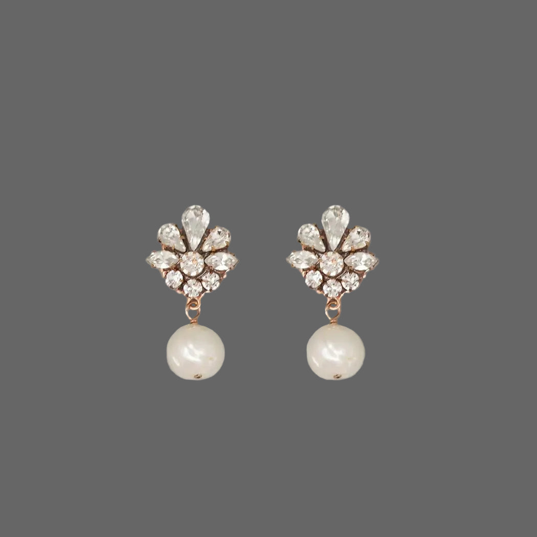 Jess Pearl Drops - Haute Bride